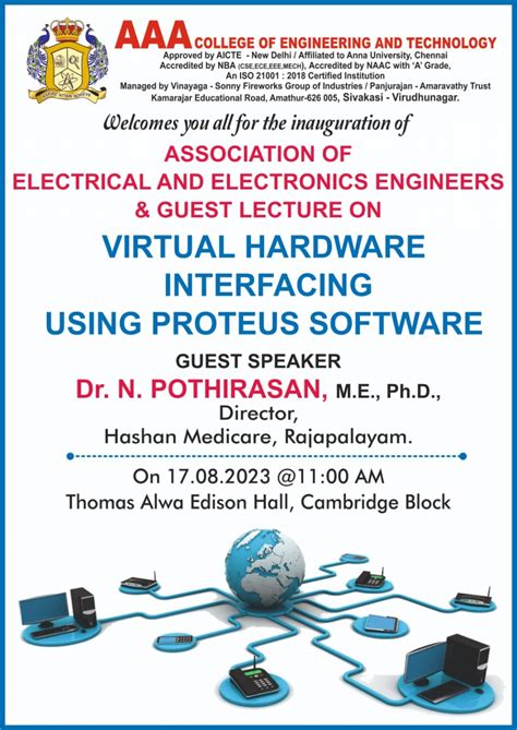 Eee Association Inauguration And Guest Lecture On 17082023 Aaa