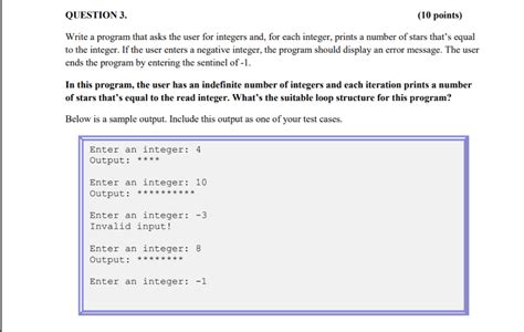solved question 3 10 points write a program that asks the
