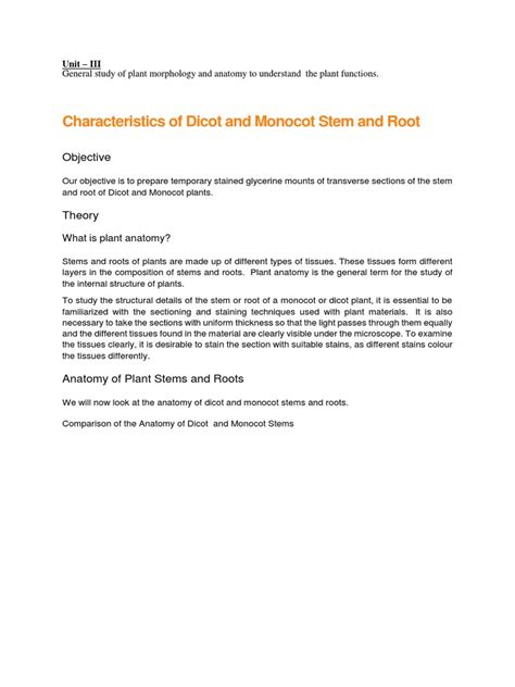plant internal structure pdf