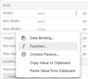 Conditional Styling Height And Width Properties Bug Reports