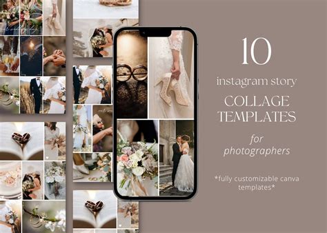 Instagram Story Template Instagram Collage Template Customizable Canva