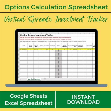 Options Trading Vertical Credit Spreads Investment Tracking Selling