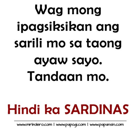 Tagalog Quotes Patama Sa Kaaway Quotesgram