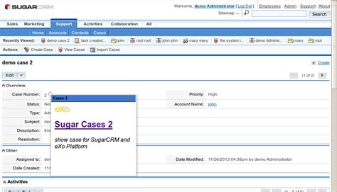 How To Integrate EXo Platform Plugin For SugarCRM Intranet Software