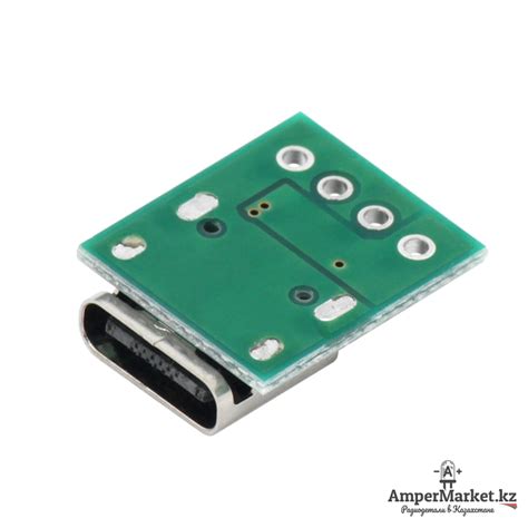 Разъем Usb Type C 4 Pin на плате Ampermarket Kz