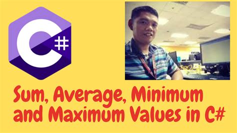 Sum Average Minimum And Maximum Values In C Free Computer Programming Source Codes To All