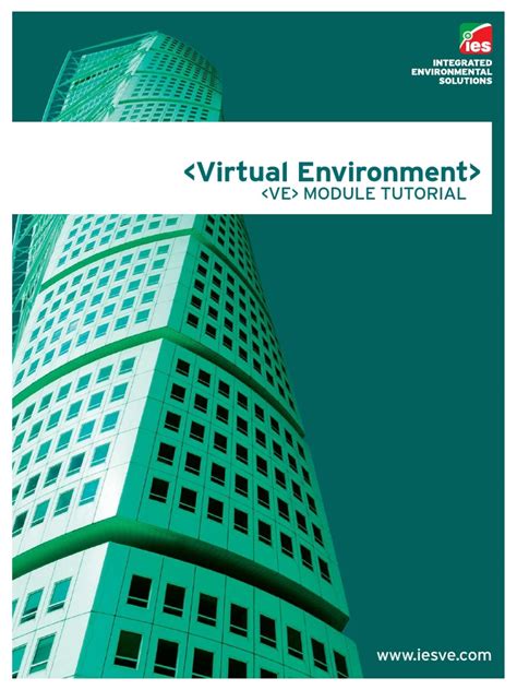 Ies Ve Tutorial Pdf 3 D Computer Graphics Simulation