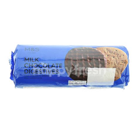 Beli Marks And Spencer Milk Chocolate Digestive Biscuits 300g Dari Marks
