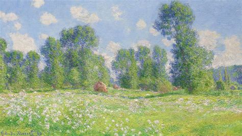 Download Flower Field Paint Art Wallpaper