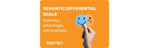 How To Use A Semantic Differential Scale