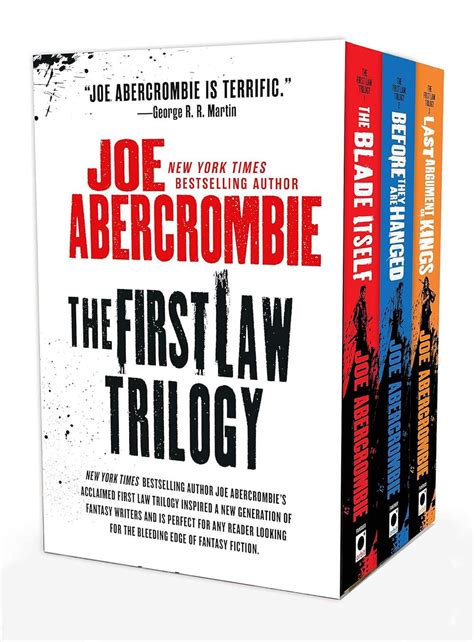 The First Law Trilogy: The Blade Itself, Before They Are Hanged, Last Argument of Kings by Joe ...