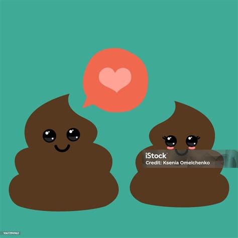 똥 이모티콘 이모티콘똥 얼굴벡터 일러스트 레이 션 사랑 해요 배설물에 대한 스톡 벡터 아트 및 기타 이미지 배설물 사람