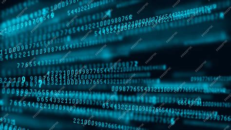Premium Photo Digital Background Matrix Data Packets Binary Computer Code Hacker Concept 3d