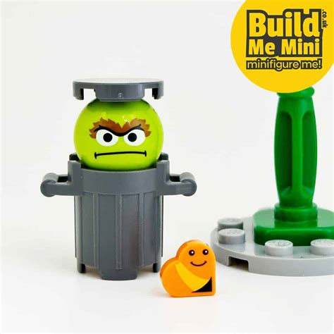 Lego Oscar The Grouch Sesame Street Sign Build Me Mini