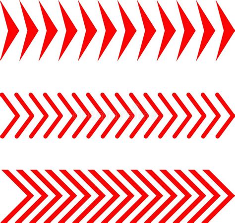 Sideways Set Linear Signs Collection Arrow Design Arrow Linear Fast