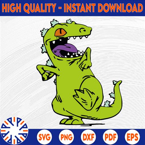 Reptar Rugrats Svg Reptar Svg Rugrats Svg Nickelodeon Svg Rugrats The