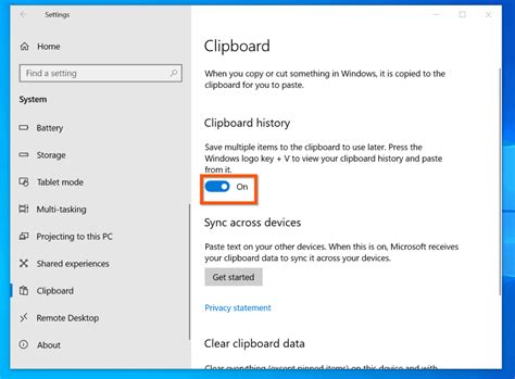 Windows 10 View Clipboard History Rytebel