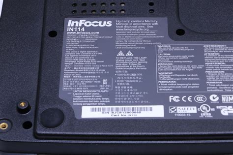 Infocus In114 Dlp Projector Premier Equipment Solutions Inc