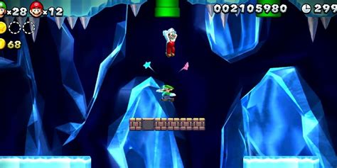 New Super Mario Bros U Deluxe All Frosted Glacier Star Coins