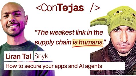 Liran Tal How To Secure Your Apps And Ai Agents Youtube Music