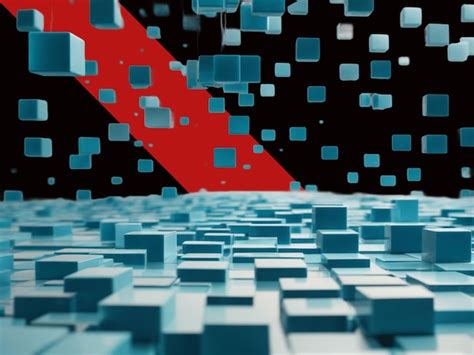 Premium Photo Blue Abstract Squares Background Design For Poster Flyer Cover Brochure