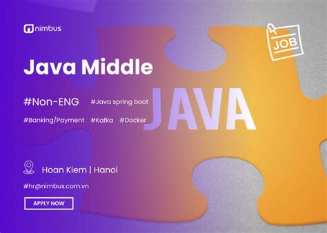 nimbus technology jsc on linkedin [onsite job] java middle skills set
