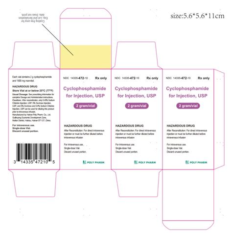Dailymed Cyclophosphamide Cyclophosphamide For Injection Injection Powder For Solution