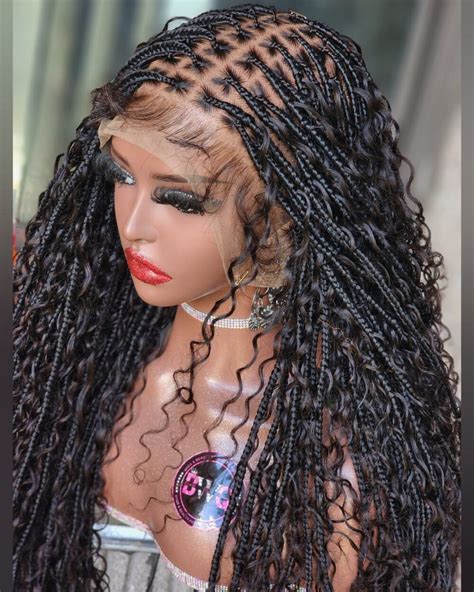 Bella Lux Boho Knotless Full Lace Braids Wig Queen