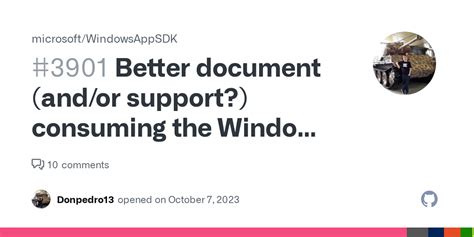 Better Document Andor Support Consuming The Windows App Sdk From