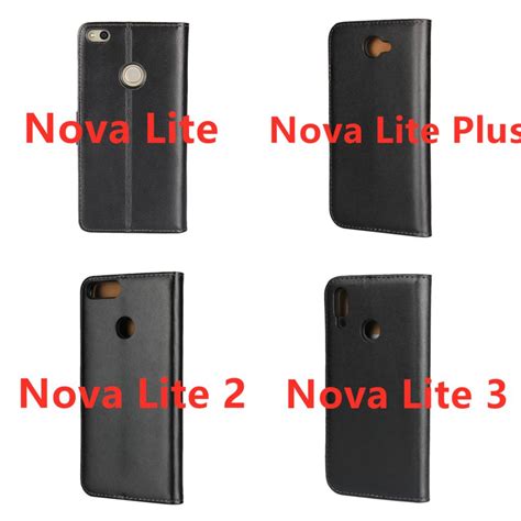 Premium Pu Leather Flip Cover Voor Huawei Nova Lit Grandado