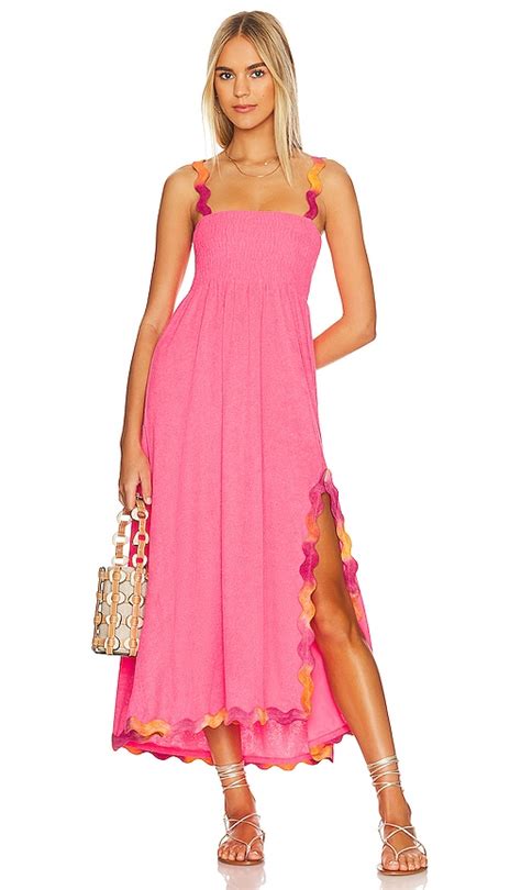 Sundress Tina Midi Dress In Fuchsia Revolve
