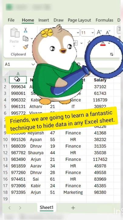 How To Hide Data In Excel Using Custom Formatting Excel Tips Exceltips Excelshorts