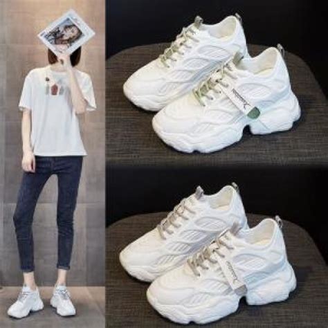 여자 굽높은 운동화 여성 어글리 슈즈 키높이 니트 삭 최저가마켓