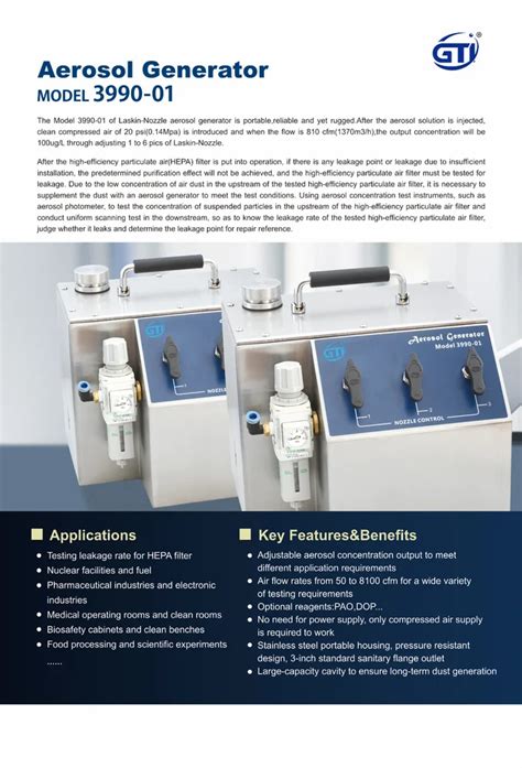 Gti 3990 Aerosol Photometer 0 100 Ppm At Rs 850000 In Vadodara Id