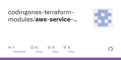 Github Codingones Terraform Modulesaws Service Infrastructure