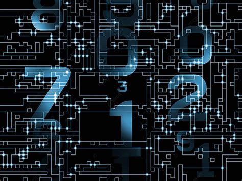 Nomor Digit Komposisi Jaringan Numerik Foto Latar Belakang Dan Gambar