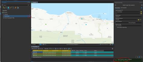 Select By Location Using Selected Features Esri Community