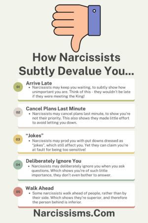 How Narcissists Subtly Devalue Others Narcissisms