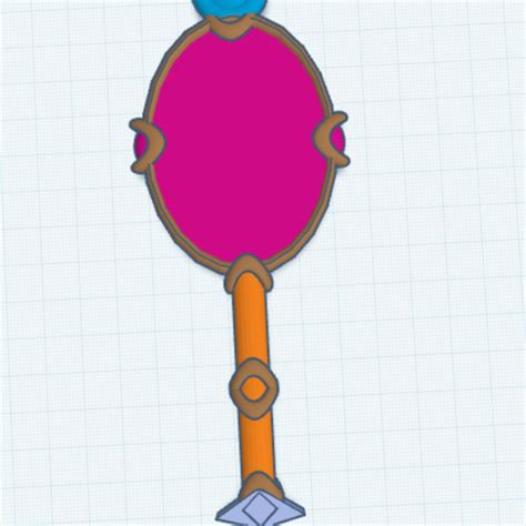 Stl File Fanmade The Owl House Illusion Coven Mirror 🦉 ・3d Printer