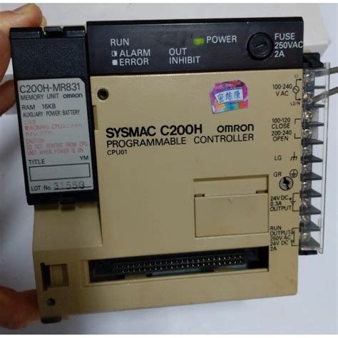 🌞二手現貨保固 日本製 Omron歐姆龍plc C200h Cpu01 E Cpu模組 C200h Me831 記憶卡 蝦皮購物