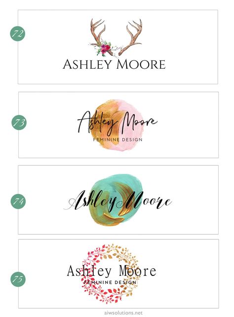 Modern Minimalist Design Style Logo Design Logo Branding Etsy Shop