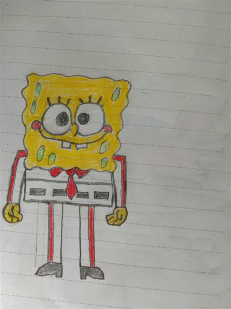 Spongebob With New Clothes By Crashstunter75 On Deviantart