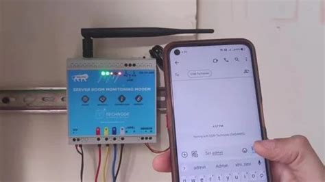Digital Temperature Monitoring System For Server Room Monitring At