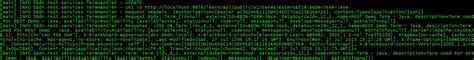 Command Line REST Application