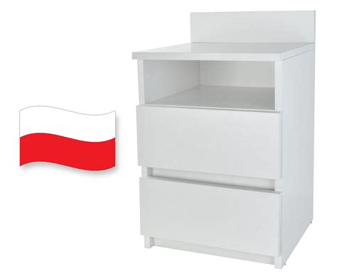 Szafka Nocna Szuflady Półka Komoda Stolik Biała oficjalne archiwum Allegro