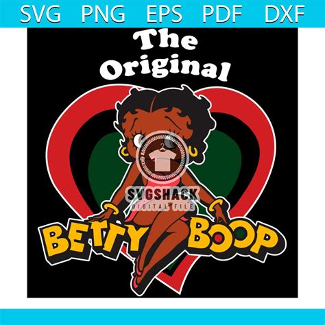 The Original Betty Boop Svg Betty Boop Heart Svg Trending Inspire