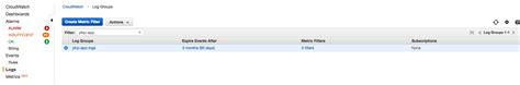 Amazon Cloudwatch Logsとmonologを使用したphpアプリケーションログ Amazon Web Services ブログ
