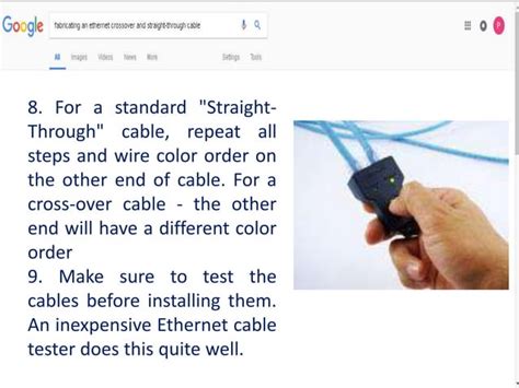Lesson Creating Ethernet Cable Ppt