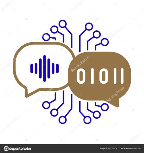 Icon Large Language Model Llm Generating Chat Conversation 对话式人工智能图库矢量图