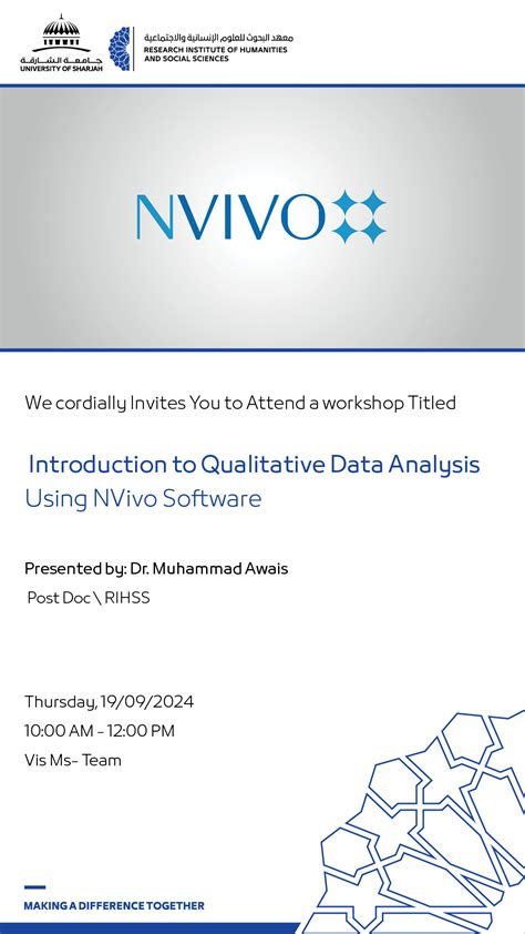 Qualitative Data Analysis Using Nvivo An Introduction